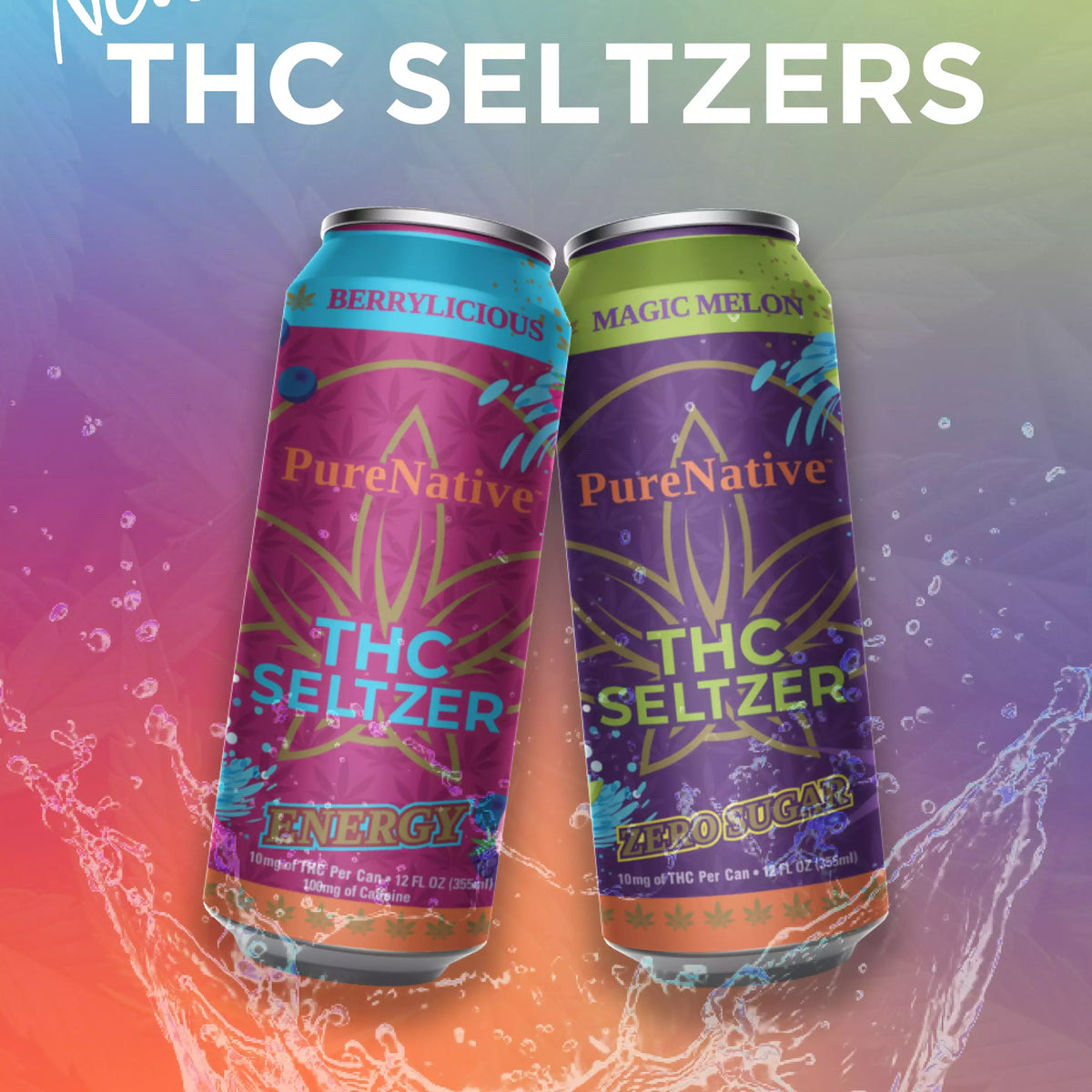 Spotlighting our upcoming THC seltzers – PureNative